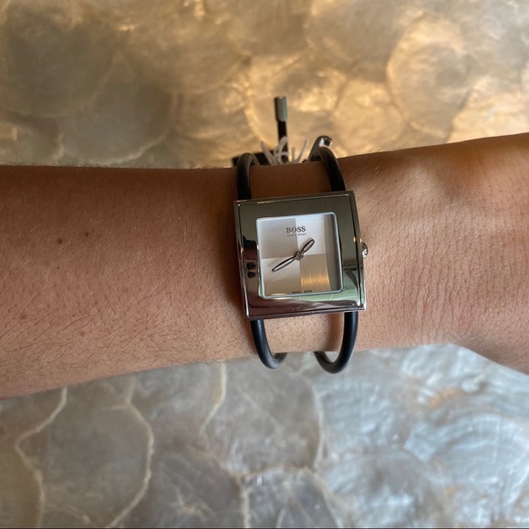 Hugo Boss | Accessories | Hugo Boss Square Ladies Watch | Poshmark